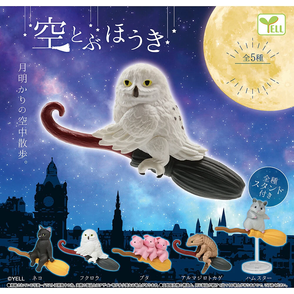 Owls Flying Cat