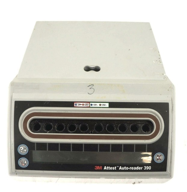 3M Healthcare Attest Auto-reader 390 Incubator Lab Laboratory for sale ...