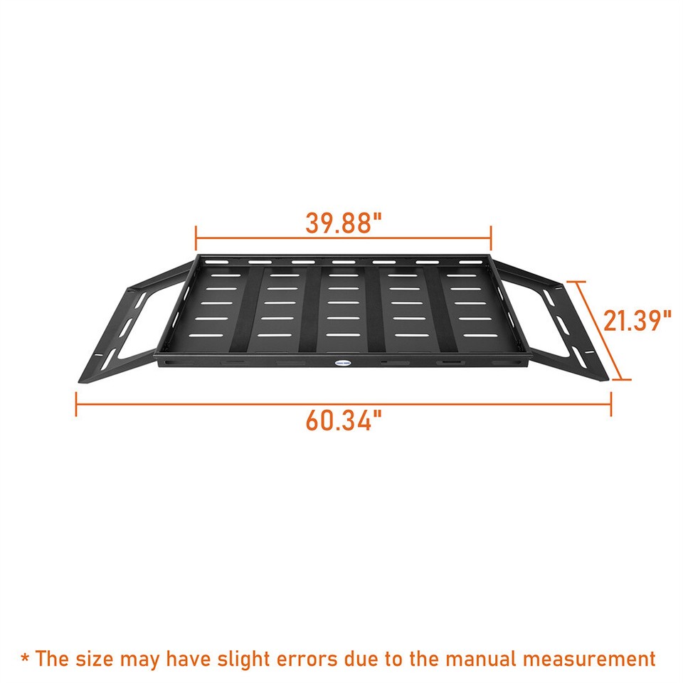 Interior Rear Cargo Basket Storage Rack For Jeep Wrangler JL 2018-2025 ...