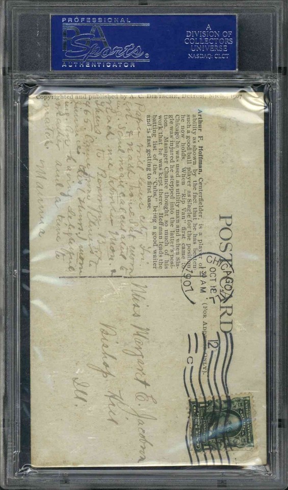 1907 Dietsche Arthur Hoffman - PSA 5 | eBay
