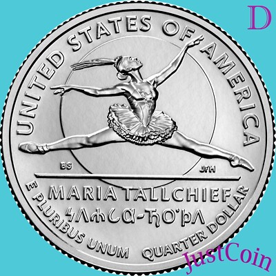 2023-D MARIA TALLCHIEF AMERICAN WOMEN UNCIRCULATED QUARTER | eBay