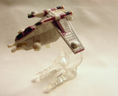 Star Wars Hot Wheels Republic Gunship AOTC E II w base 323 | eBay
