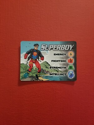 FLEER DC OVERPOWER - SUPERBOY HERO CHARACTER GAME CARD | eBay
