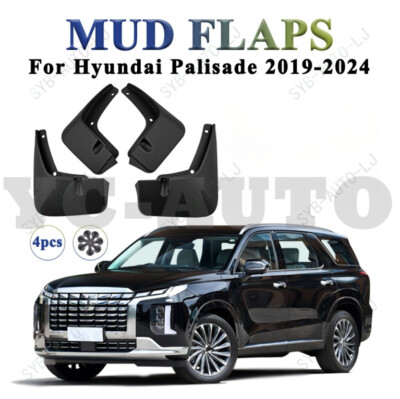 2019-2024 Hyundai Palisade Without Pedal Mode Splash Guards Mud Flaps ...