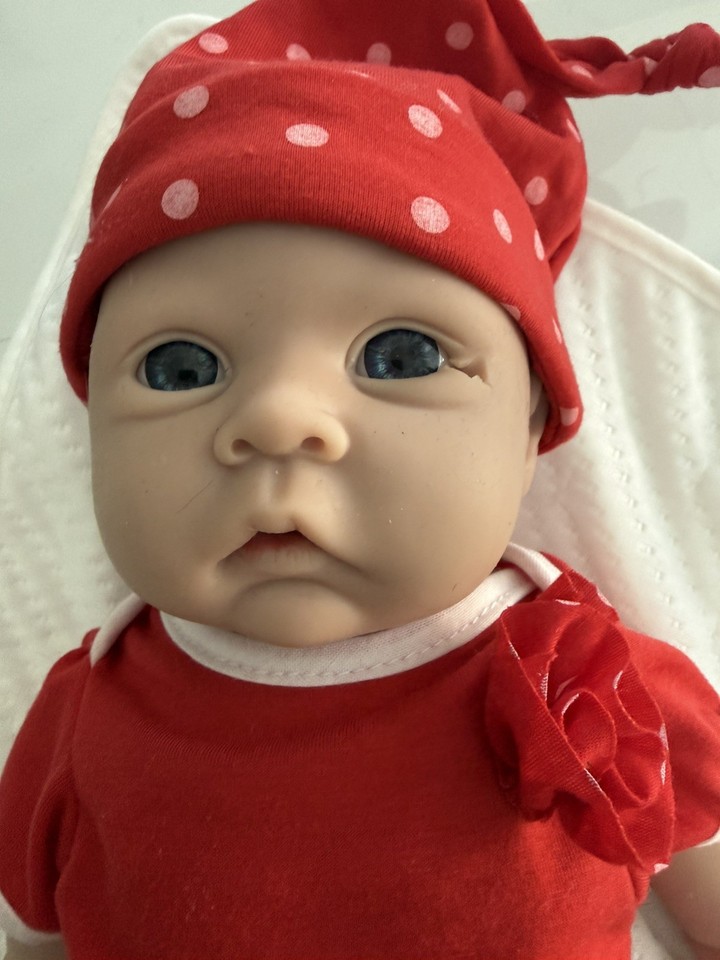 IVITA 18 inch Baby Blue Eyes Girl Newborn Lifelike Full Silicone Reborn ...