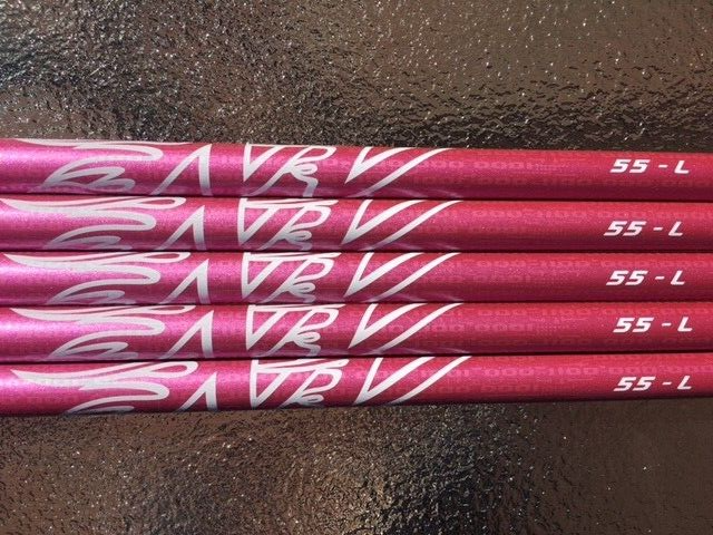 New Aldila NV Pink Ladies 55L Driver Shaft With Grip & Adapter ...