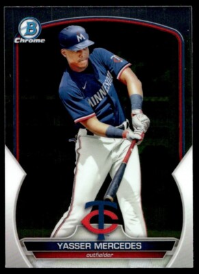 2023 Bowman Chrome Yasser Mercedes G147 Minnesota Twins #BCP-99 | eBay