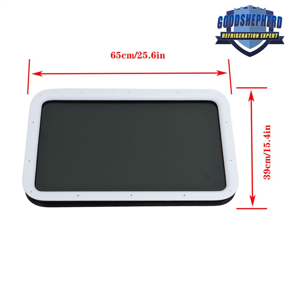 RV Trailer Camper Entry Entrance Door Window 12"×21" w/ Obscure or ...