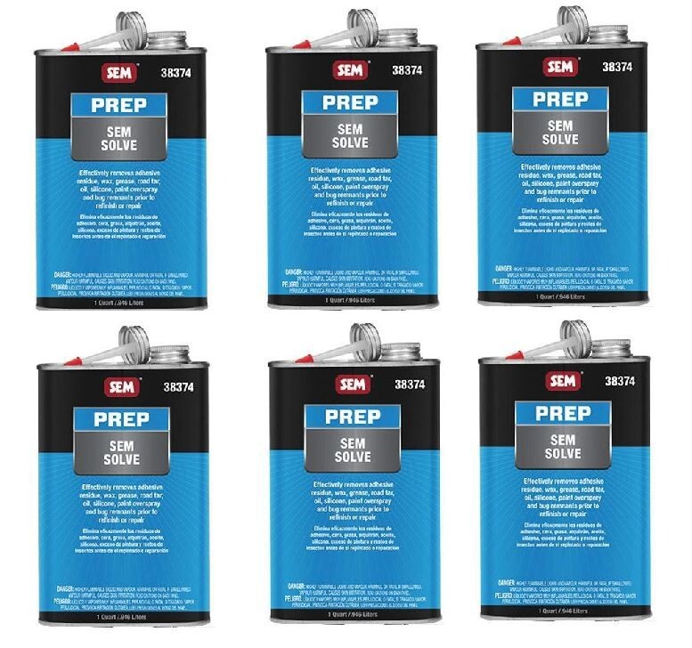 SEM 38374 Sem Solve Automotive Wax Grease & Residue Remover Quart (6 ...