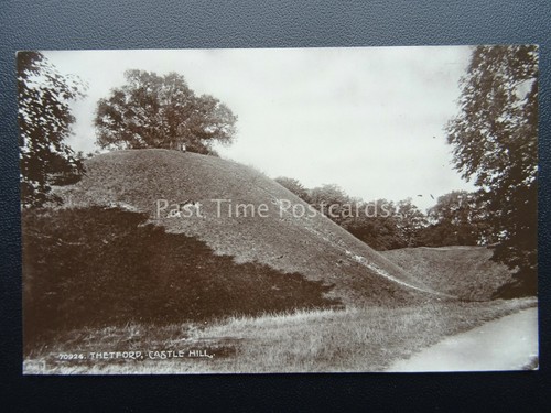 Norfolk THETFORD Castle Hill - Old RP Postcard by Frith 70924 | eBay