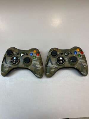 Microsoft B4F-00014 Xbox 360 Wireless Controller - Camouflage | eBay