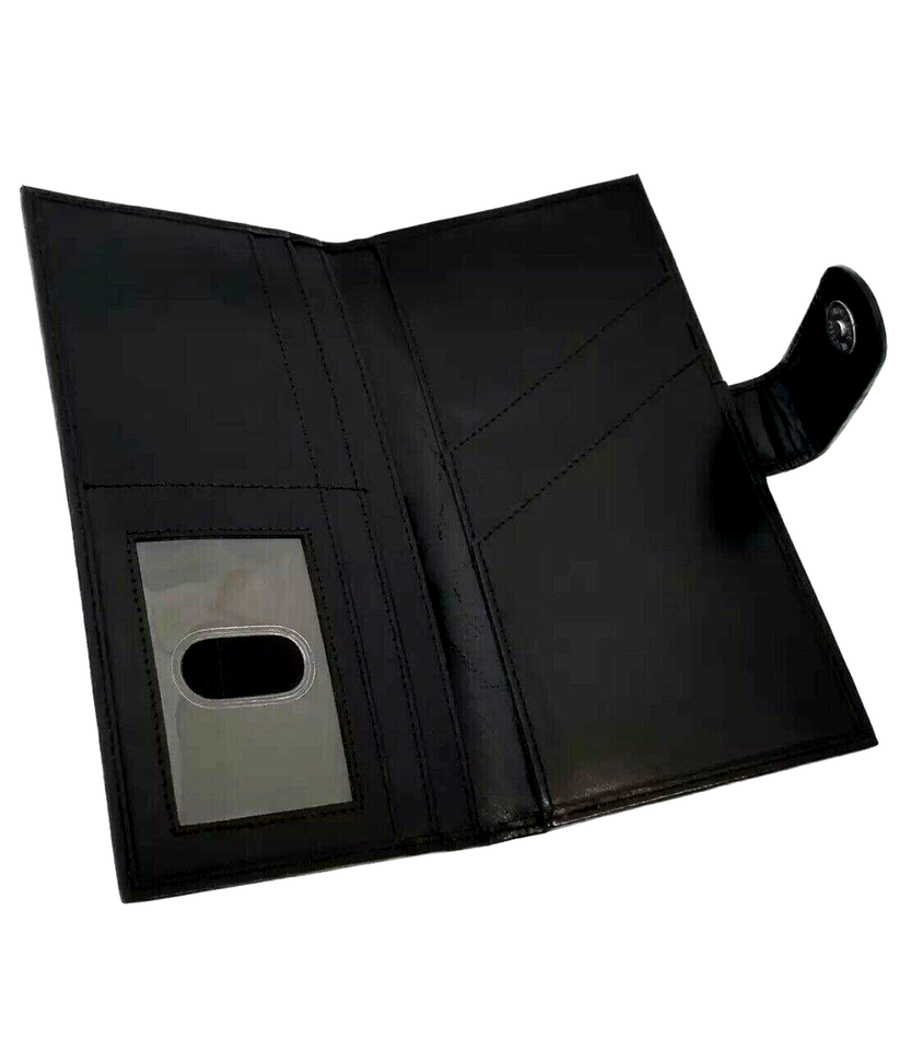 BLACK GOLDBACK LEATHER WALLET HOLDS ALL DENOMINATIONS GOLDBACK GOLD ...