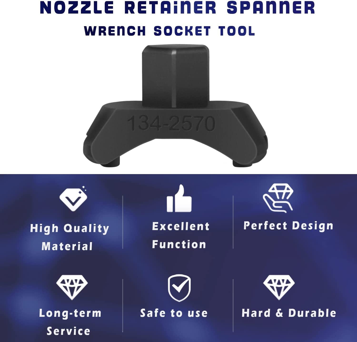 134-2570 Fuel Injection Nozzle Retainer Spanner Wrench For Caterpillar ...