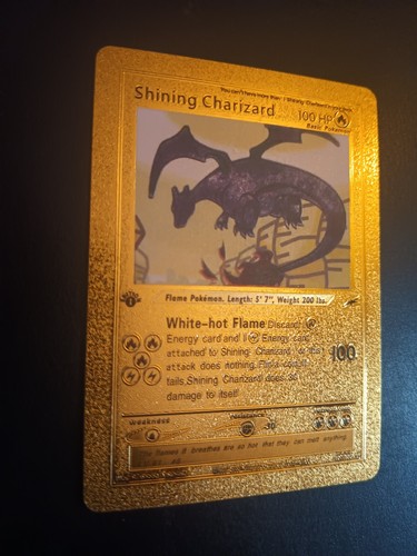 1st Edition Mint Shining Charizard 107/105 Gold | eBay