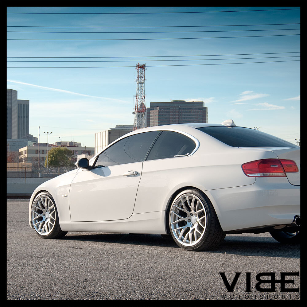 19" AVANT GARDE M359 SILVER CONCAVE WHEELS RIMS FITS BMW E92 E93 328i ...