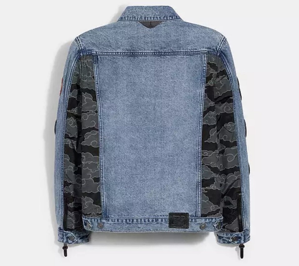 COACH X NARUTO Naruto Coach denim jacket Michael B. Jordan RARE Size ...