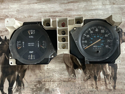 1983-1988 FORD RANGER BRONCO 2 INSTRUMENT GAUGE CLUSTER INFO CENTER ...