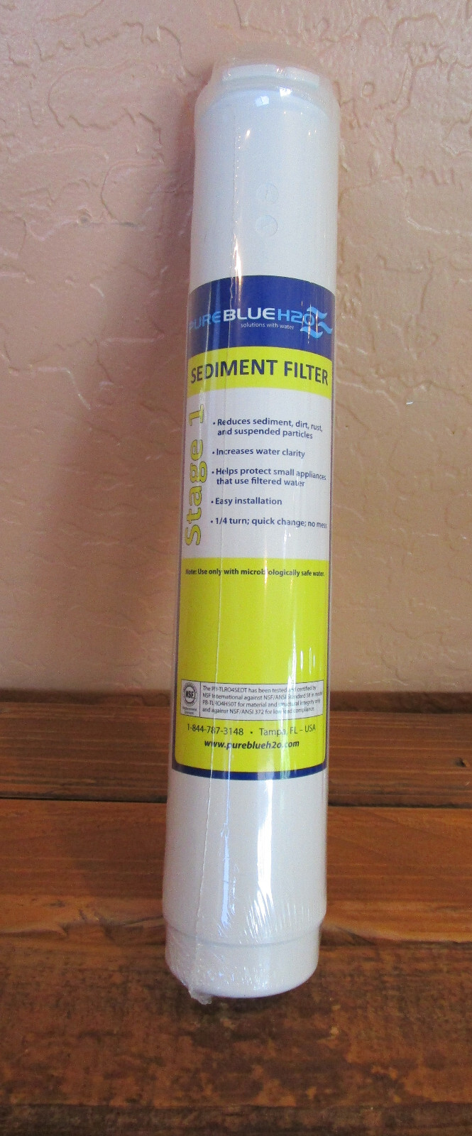 Pure Blue H2O - Stage 1 Sediment Filter - NEW | eBay