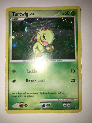 Turtwig - DP01 - HOLO BLEED Promo Pokemon Diamond & Pearl Pokemon 2007 ...