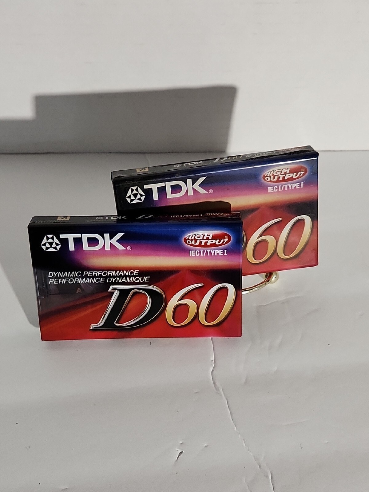 TDK D60 Cassette Tapes IEC1/ Type 1 High Output Dynamic Performance Lot ...