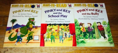 LOT of 3 Pinky And Rex James Howe Children Reader Book Bully School ...