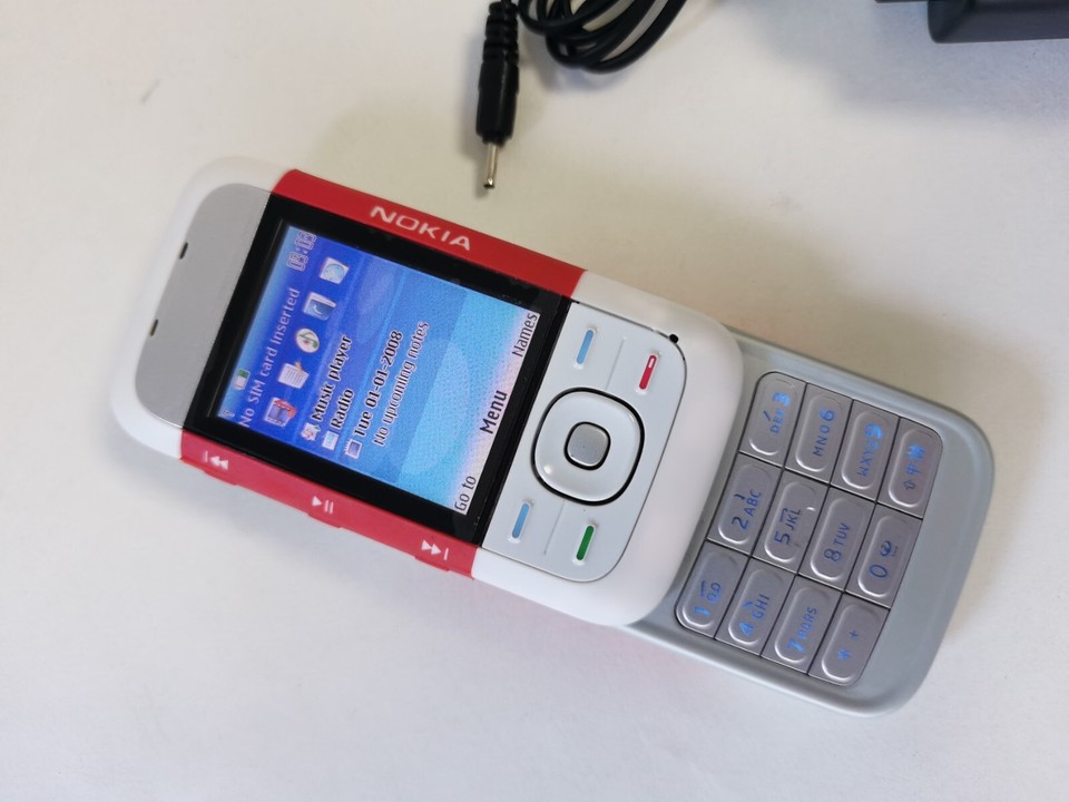 Nokia 5300 Unlocked Original Working Mobile Phone Bluetooth Red Pink | eBay