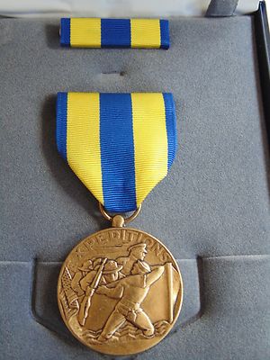 USMC US MARINE CORPS & FLEET MARINES UNISSUED EXPEDITIONARY MEDAL ...