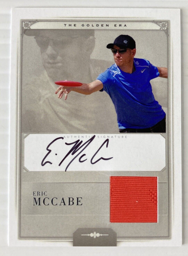 Eric McCabe Brixton Golden Era Disc Golf Card Relix Autograph Relic /25 ...