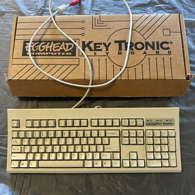 Egghead Key Tonic Keyboard NEW IN BOX 6 Pin Model key tronic e06105egg ...
