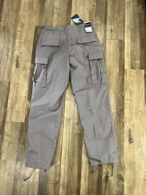 Propper® BDU Trouser – Button Fly, Cargo Pants, Battle Rip® Size MR Grey | eBay