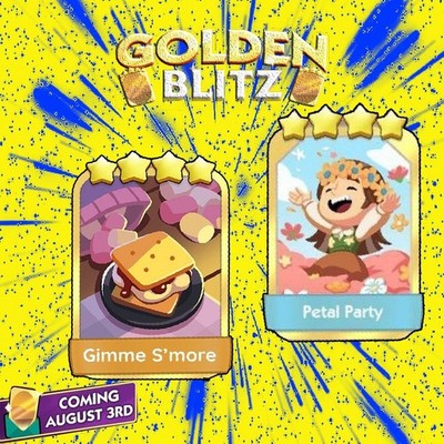 Gimme S'more and petal party :- Mono_Poly_Go Golden Blitz Stickers ...