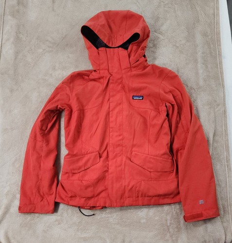 Patagonia H2NO Ski Jacket Snowboard Shell Vented Orange Women Size M ...