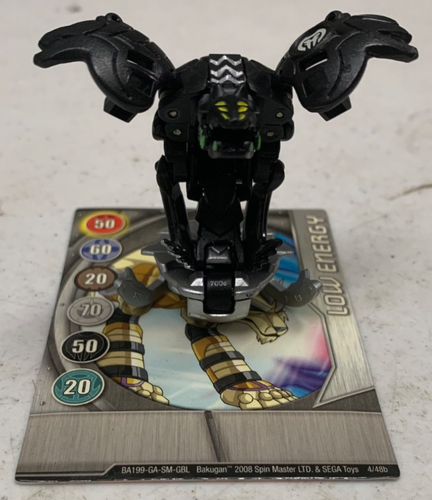 Bakugan Razenoid Darkus Black G Wheel Mechtanium Surge 700G Spin Master ...