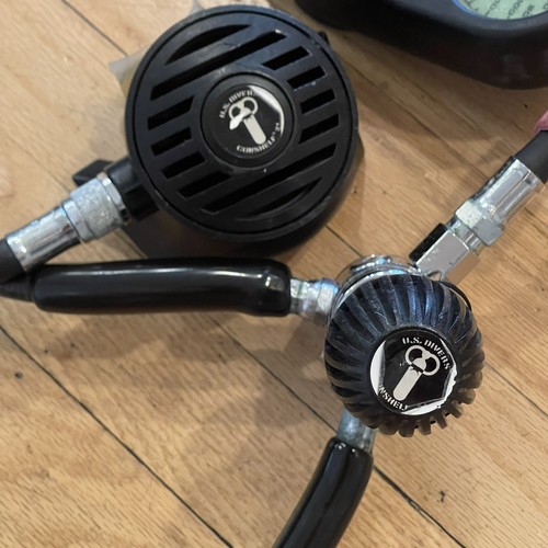 U.S. Diver Octopus Conshelf 21 Regulator With Oceanic 3 Gauge Console ...