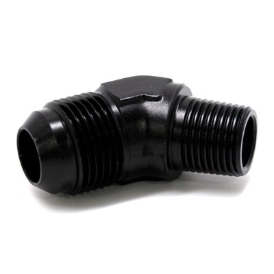 NyTrex Fitting 173049; AN to NPT Adapter Black -12AN to 1/2 in. NPT ...
