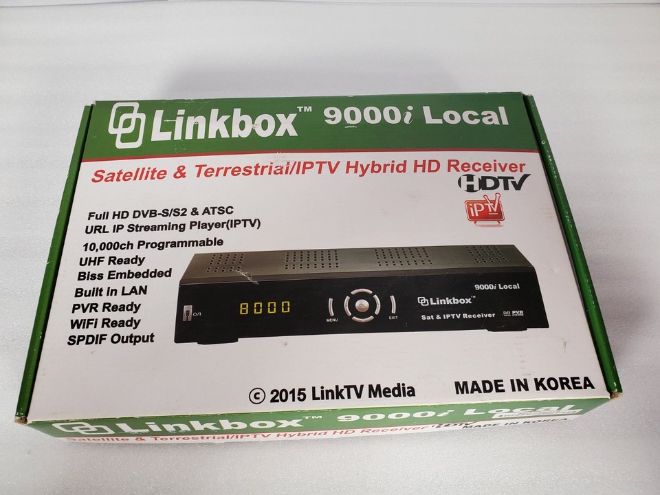 Linkbox 9000i Local ATSC HD PVR Satellite + IPTV Receiver | eBay