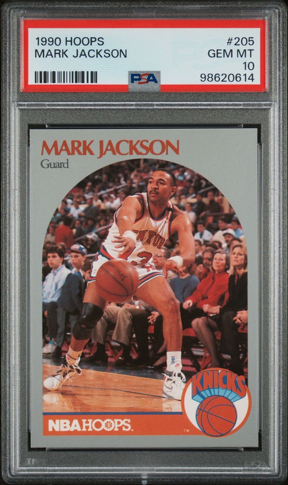 Mark Jackson 1990 Hoops #205 Base (Menendez Brothers in Background ...