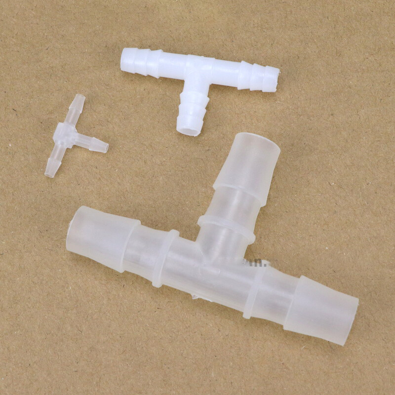 Plastic T Piece Equal Tee Pipe Joiner Connector Hose Water Tube Fitting ...