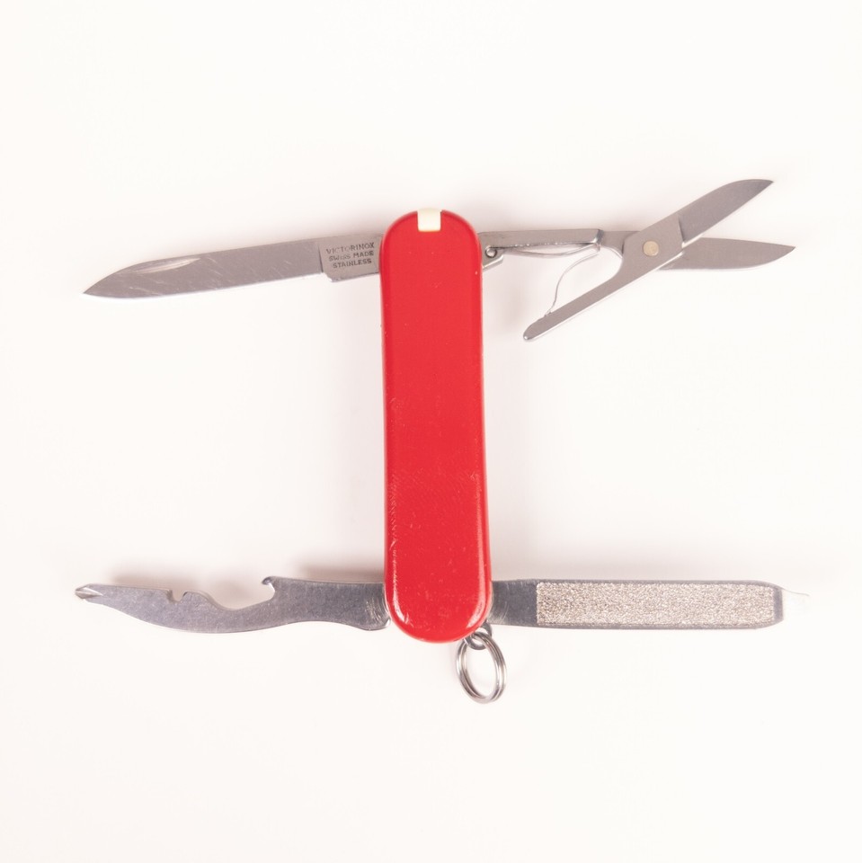 Victorinox Rambler 58mm Swiss Army Knife Red | eBay