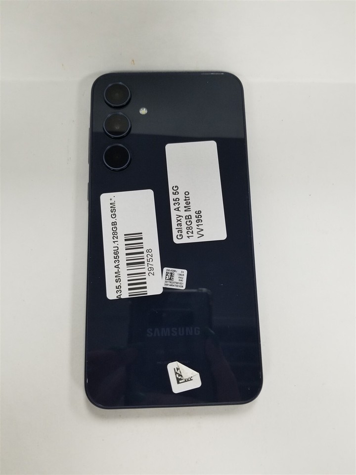 Samsung Galaxy A35 5G 128GB Black SM-A356U (Metro) Android Smartphone ...