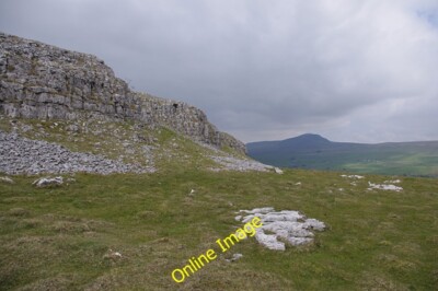 Photo 6x4 Moughton Scar Foredale Another natural limestone scar above ...