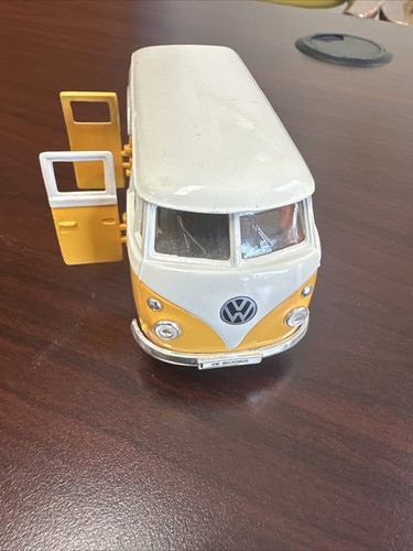 Microbus Pullback Yellow Welly VW | eBay