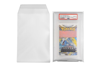 Protective Sleeves for PSA Graded Pokemon Booster Packs - x10 Self ...