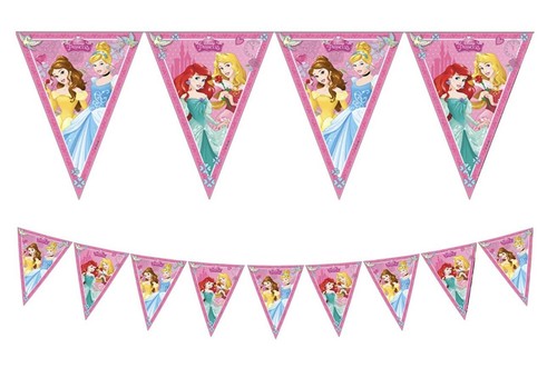 Disney Princesses Bunting Flags Banner Party Decoration. Princess Party ...