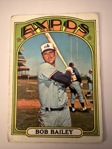 TOPPS 1972 MLB Card BOB BAILEY Montreal Expos #526 Good+! ⚾️ | eBay