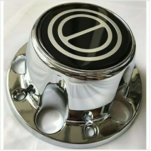 4pcs 1980-1996 FORD F150 BRONCO VAN Chrome Wheel Hub Center Caps BLACK ...