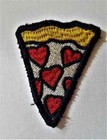 Patch.Love Pizza.Fully Embroidred.Retro 60S.Great Quality.Applique ...