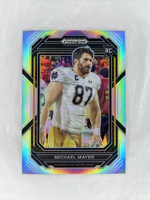 2023 Panini Prizm Draft Picks Michael Mayer Silver Prizm SSP Image ...