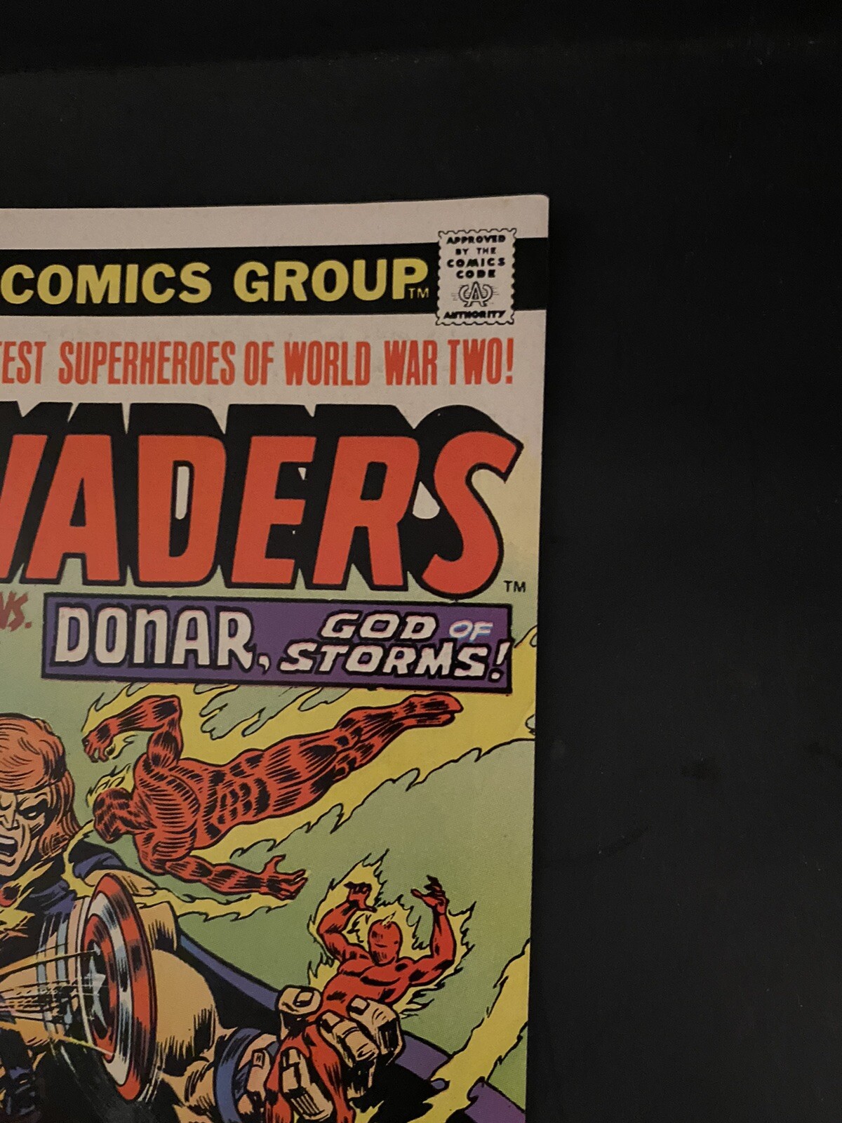 Invaders #2 - vs. Donar God of the Storms Marvel Bronze Age - 1975 ...