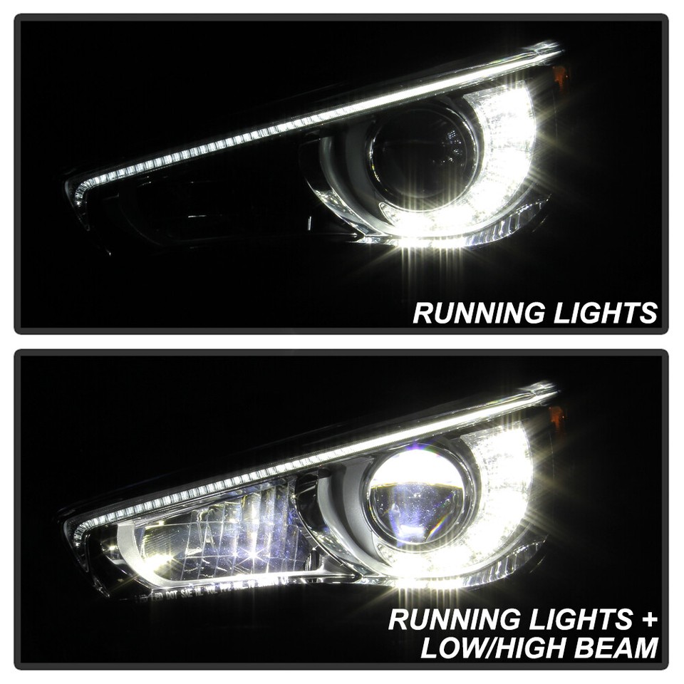 For 2014-2022 Infiniti Q50 w/o AFS LED DRL Projector Headlight Headlamp ...